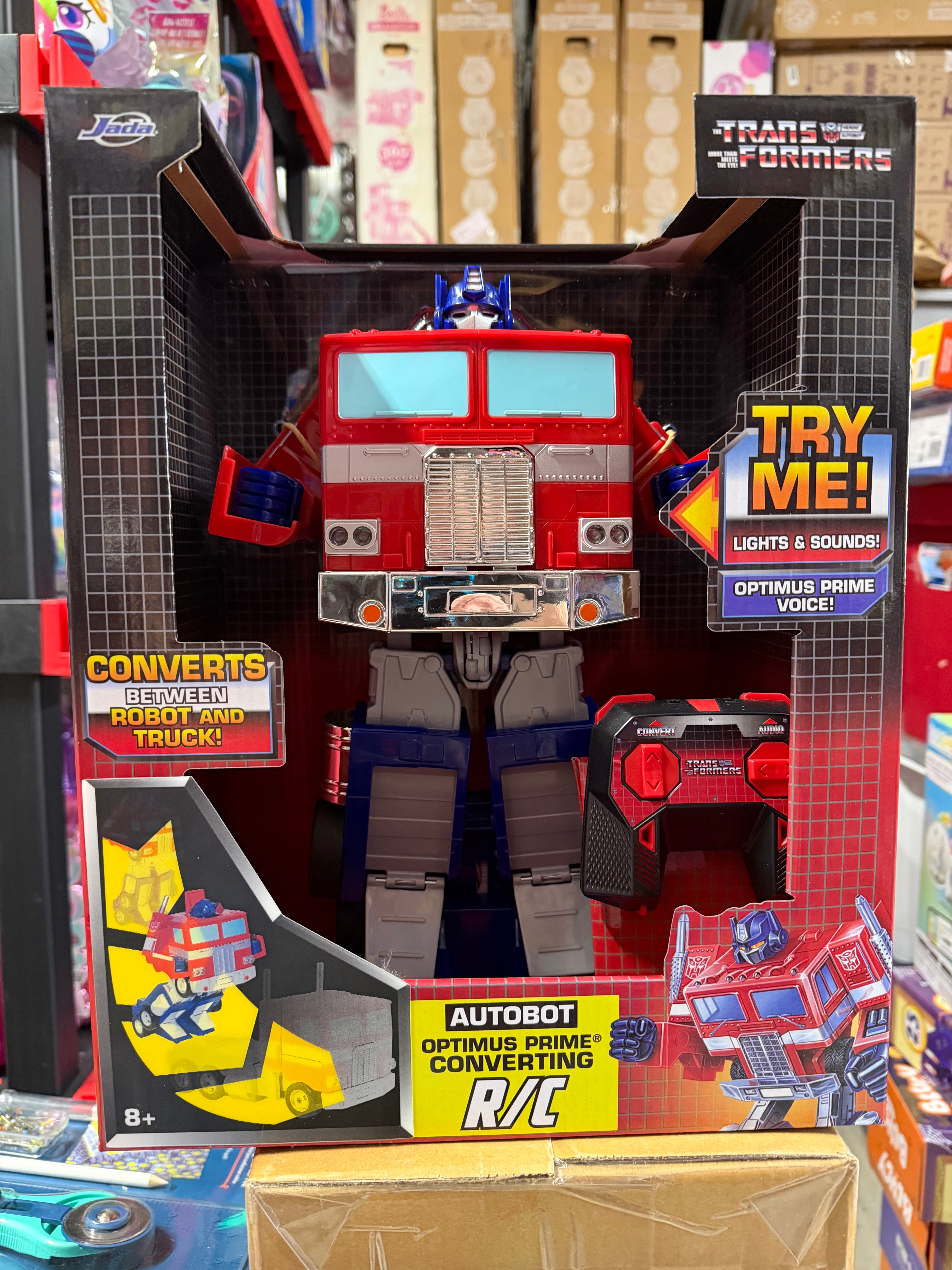 Transformers Optimus Prime Converting RC Radio Control Vehicle 335215 ...